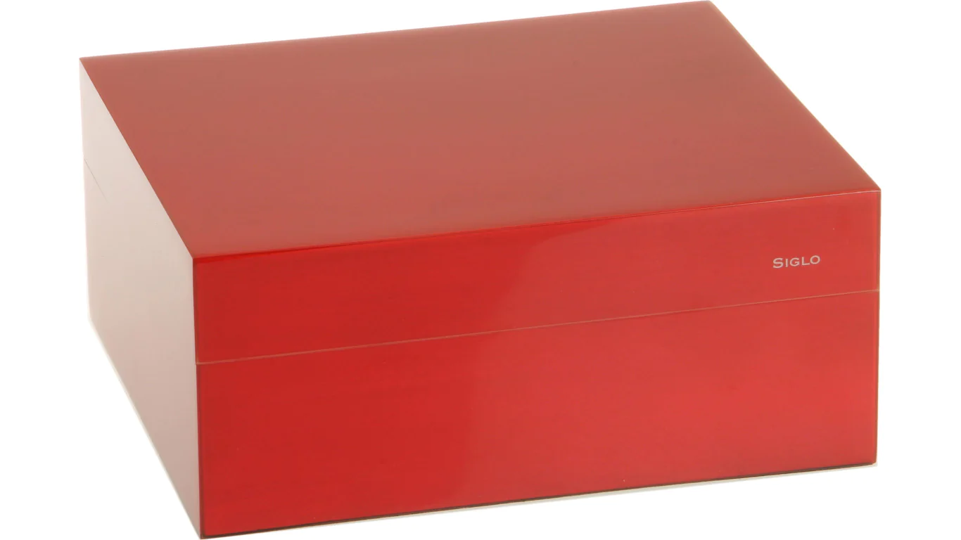 Crveni humidor Siglo S veličina 50 | Besplatna dostava